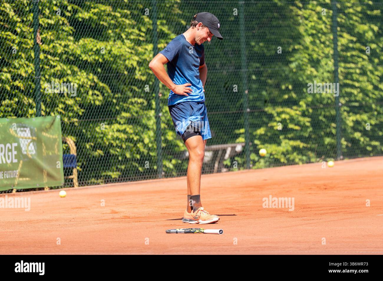 OEGSTGEEST, NETHERLANDS - APRIL 30: John Sperle during the ITF ...