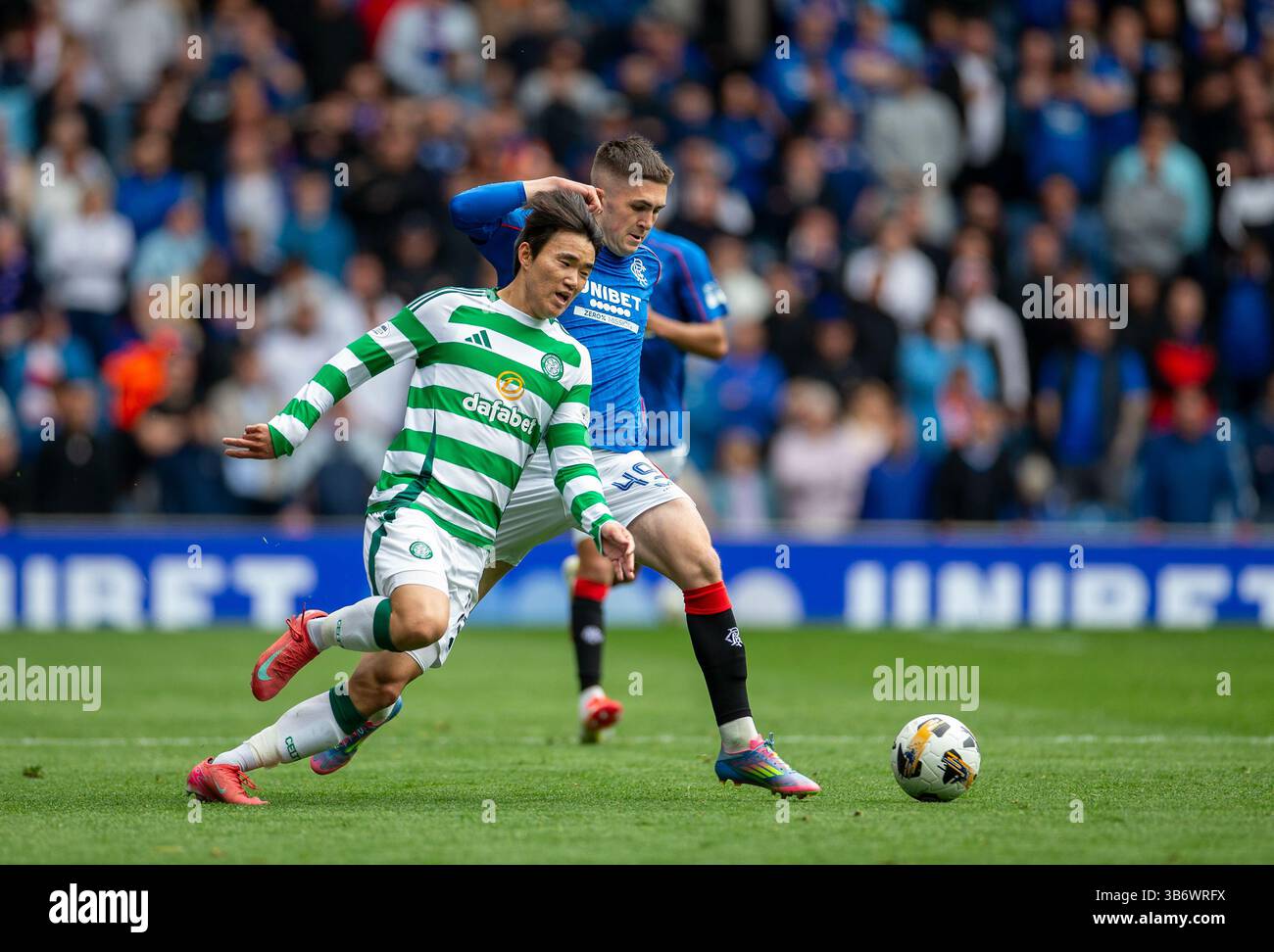 Ibrox Stadium, Glasgow, UK. 4th May, 2025. Scottish Premiership ...