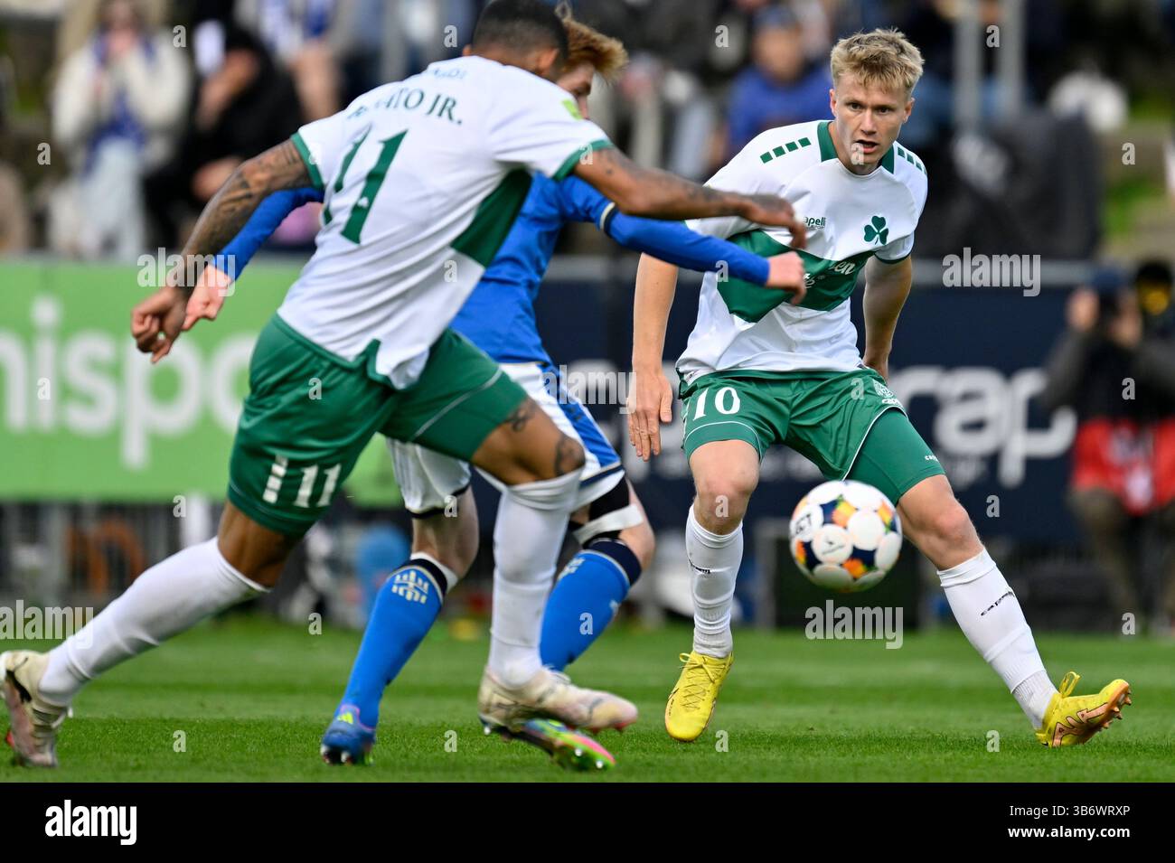 Lyngby, Denmark. 04th May, 2025. Isak Jensen, Viborg FF in the ...