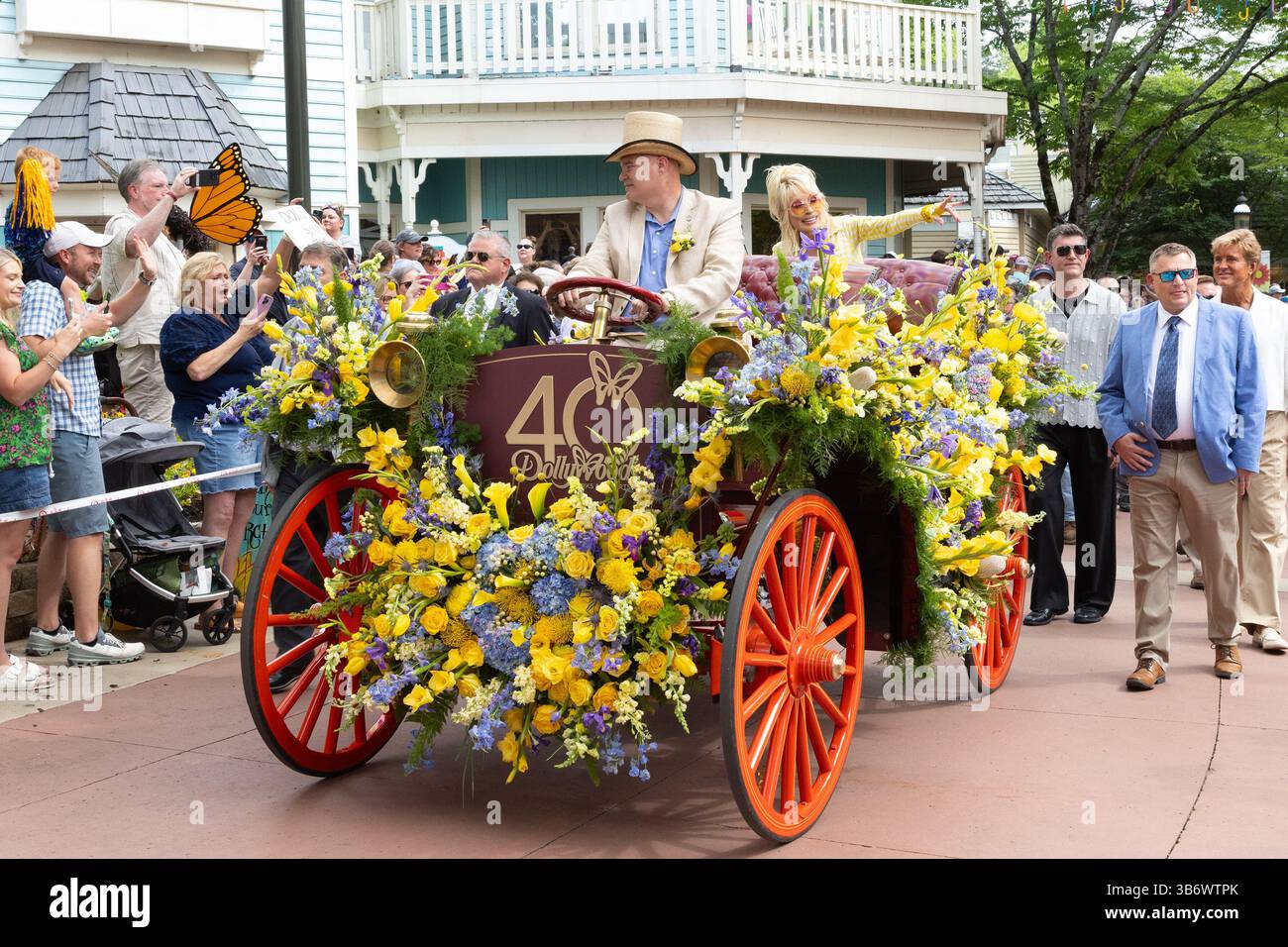 Dolly Parton at the Dollywood Dewitt tour to celebrate the 40th Anniversary of Dollywood held at ...