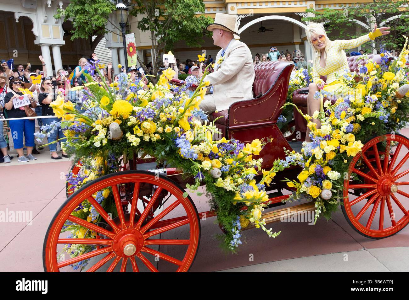 Dolly Parton at the Dollywood Dewitt tour to celebrate the 40th Anniversary of Dollywood held at ...