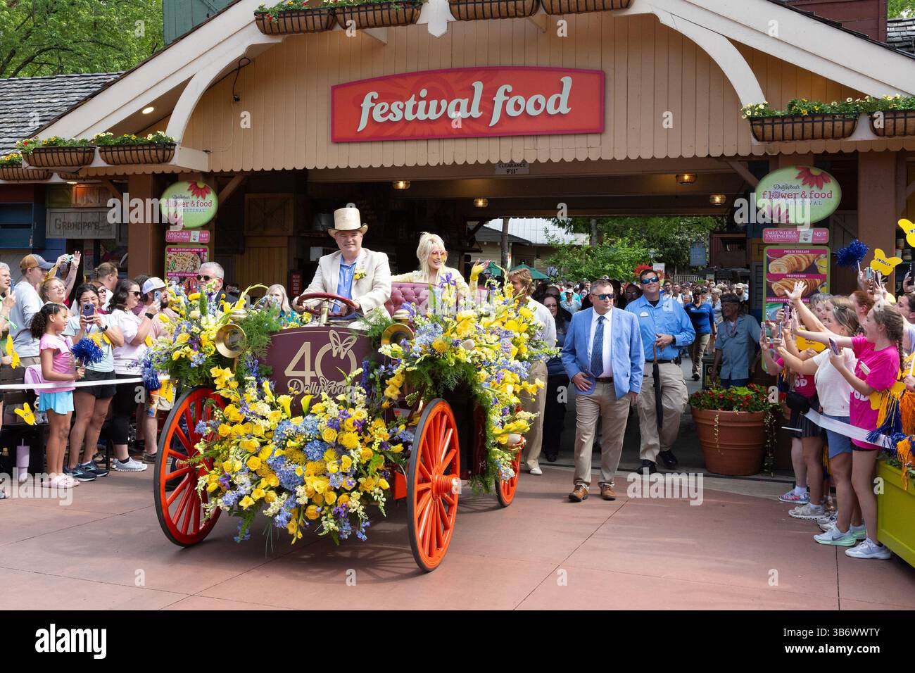 Dolly Parton at the Dollywood Dewitt tour to celebrate the 40th Anniversary of Dollywood held at ...