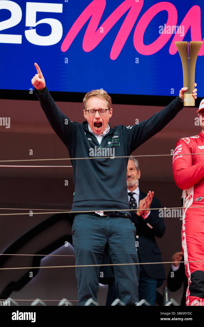 Monte Carlo, Monaco. 04th May, 2025. FILIPPI Sylvain, Envision Virgin Racing Managing Director ...