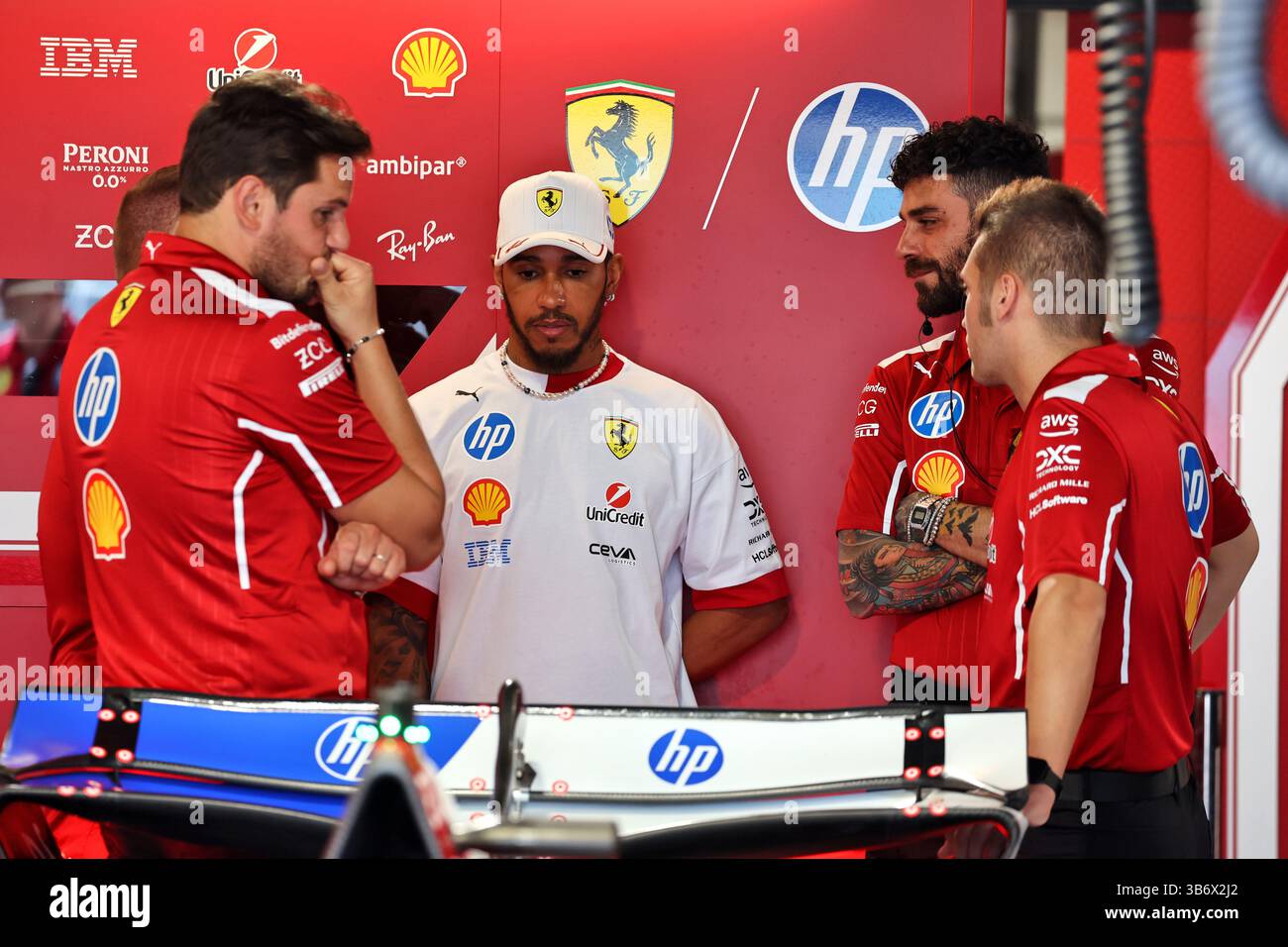 Miami, USA. 04th May, 2025. Lewis Hamilton (GBR) Ferrari. 04.05.2025 ...