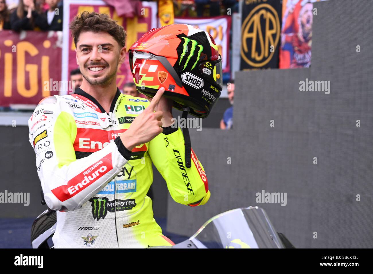Rome, Italy. 04th May, 2025. Fabio Di Giannantonio moto GP pilot during ...