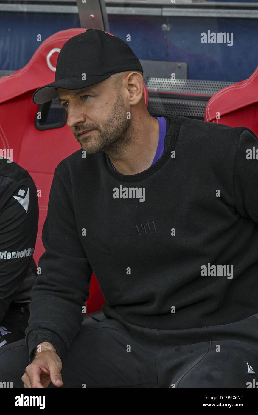 SALZBURG, AUSTRIA - MAY 4: Head Coach Stephan Helm of Austria Wien ...