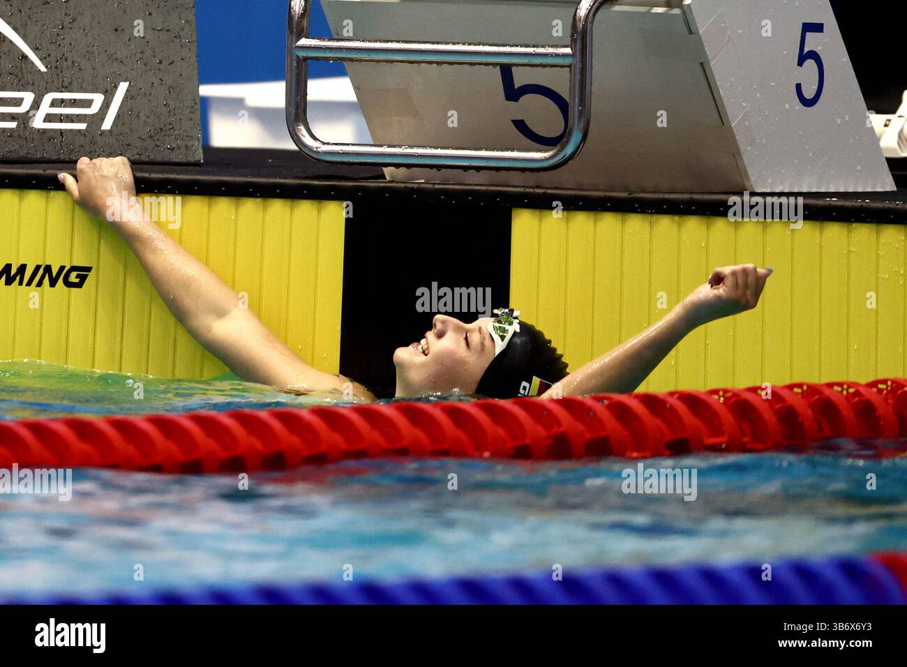 04 May 2025, Berlin: Swimming: German Championships, SSE ...