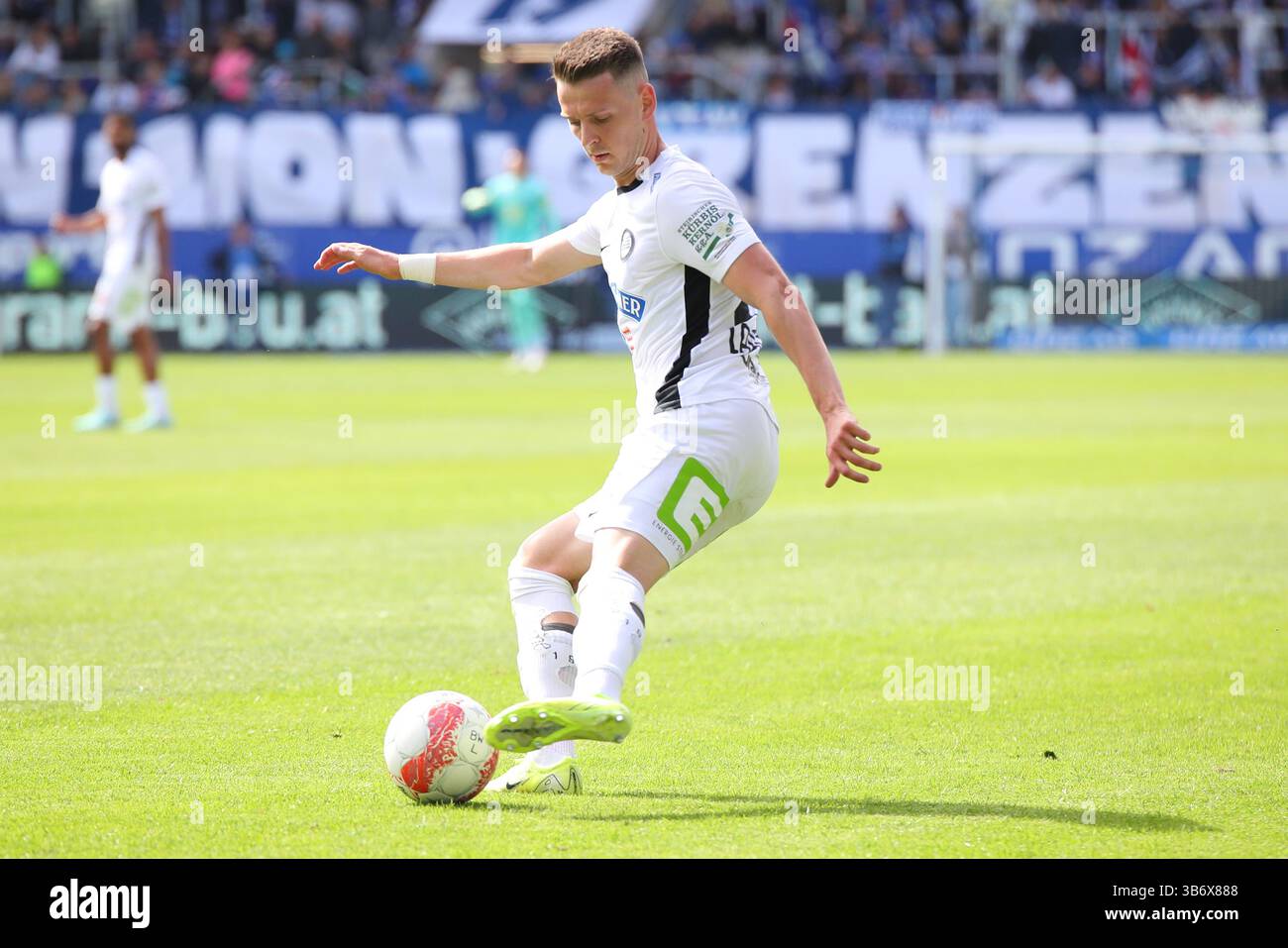 Linz, Austria. 04th May, 2025. LINZ, AUSTRIA - MAY 4: Dimitri Lavalee ...