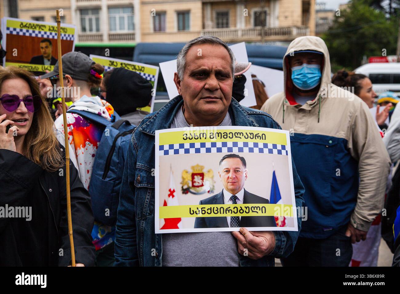 Tbilisi, Tbilisi, Georgia. 4th May, 2025. On the 158th day of ongoing ...