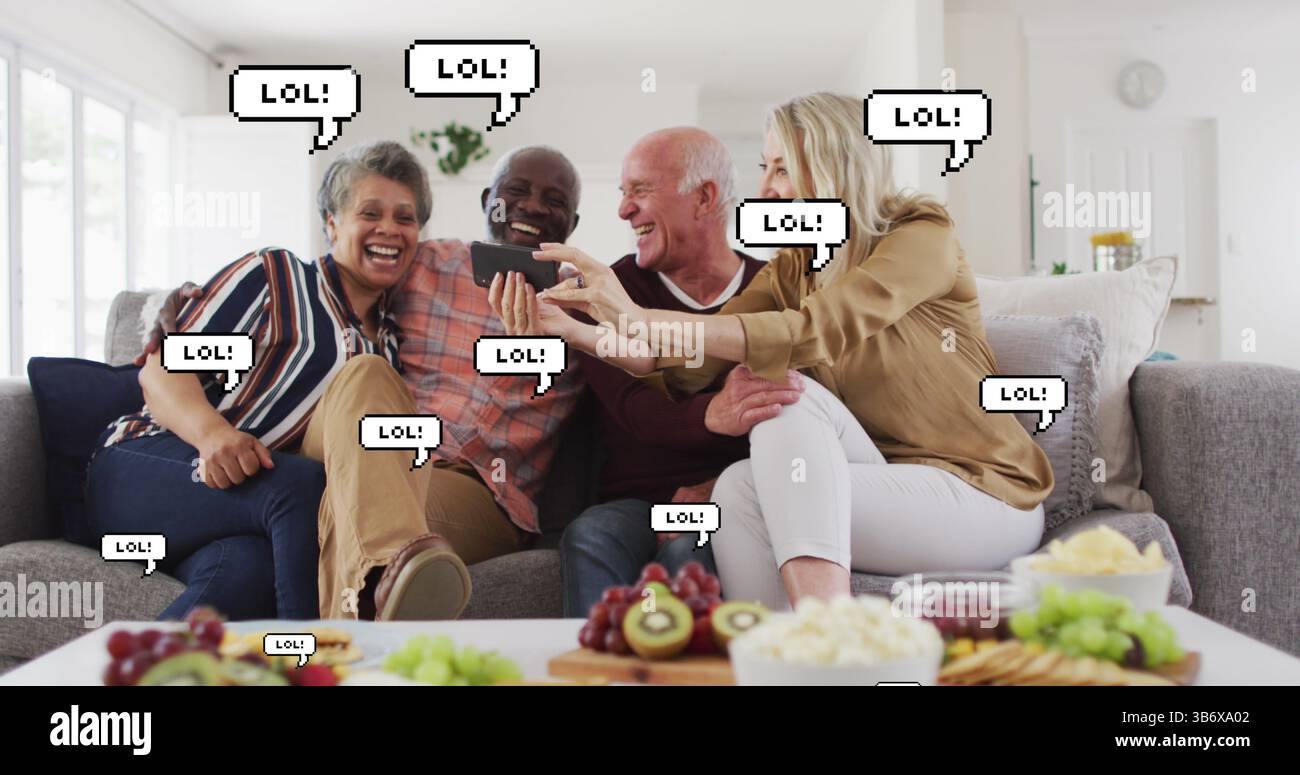 Diverse group laughing hi-res stock photography and images - Alamy
