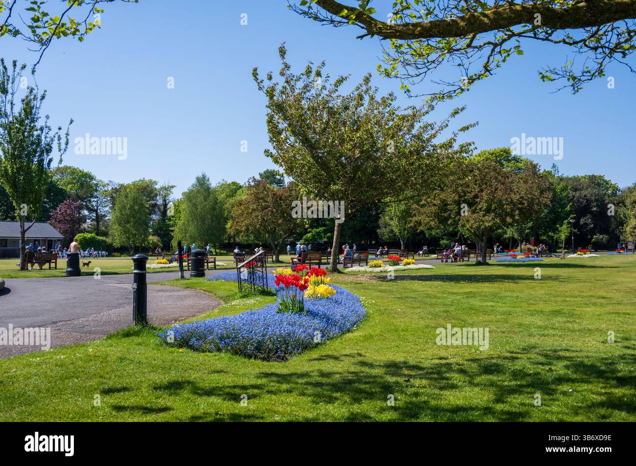 Lowther Gardens is the oldest park in Lytham St Anne’s Lancashire UK on ...
