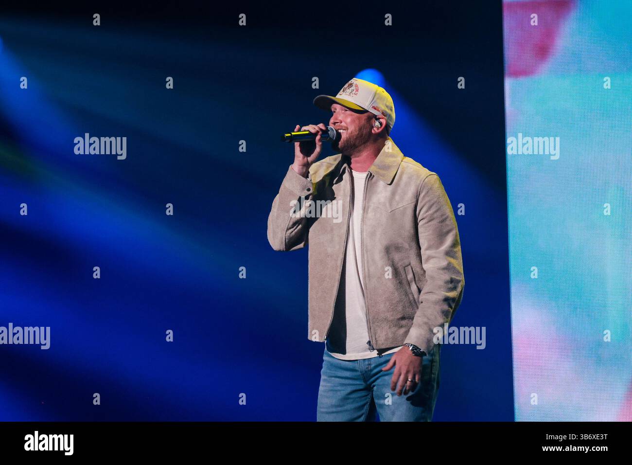 Austin, USA. 04th May, 2025. Cole Swindell performs during the iHeart ...