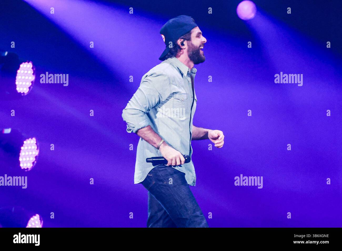 Thomas Rhett performs during the iHeart Country Festival at the Moody ...