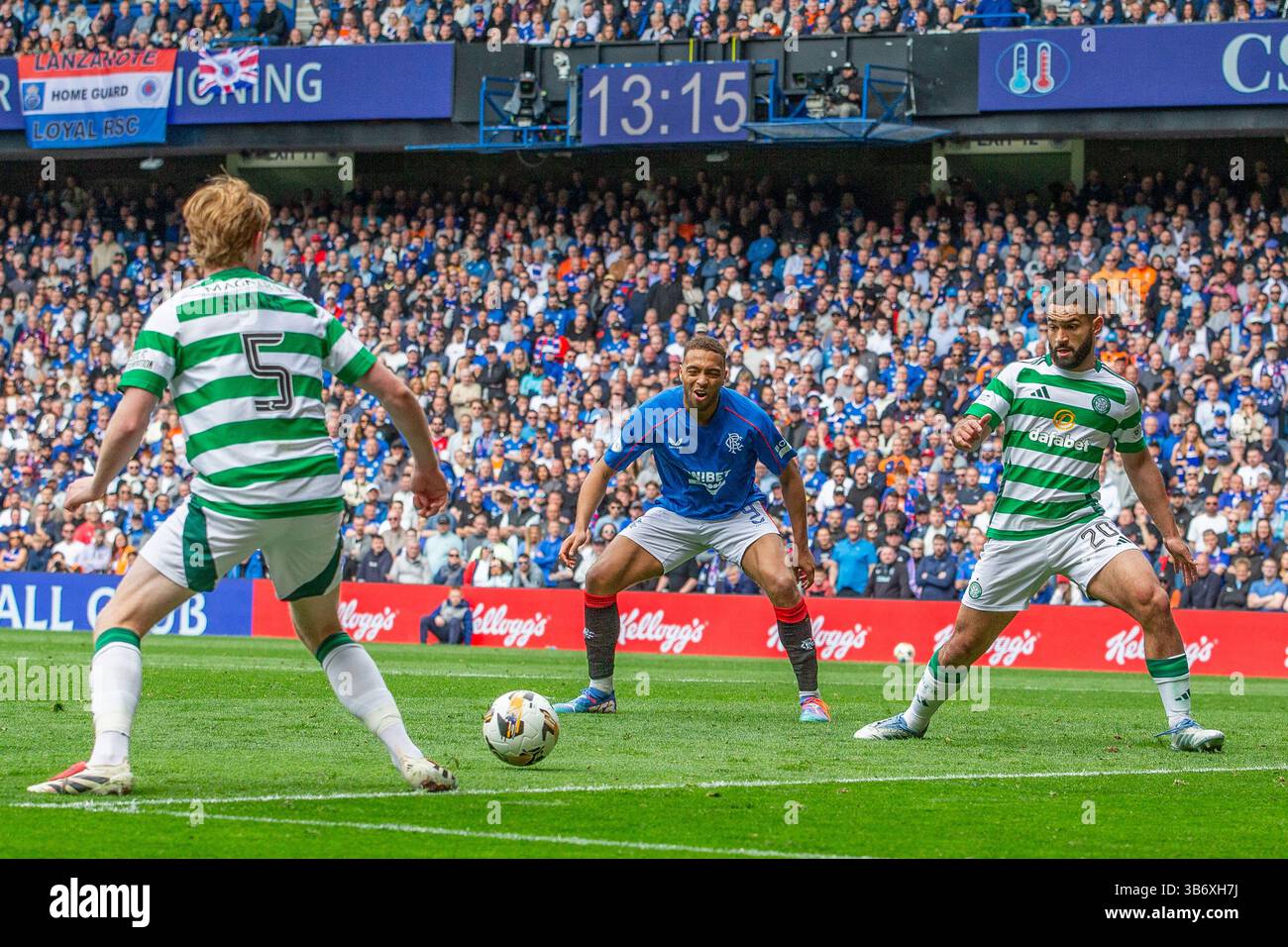 04 May 2025, Glasgow, UK. Rangers played Celtic in a William Hill ...