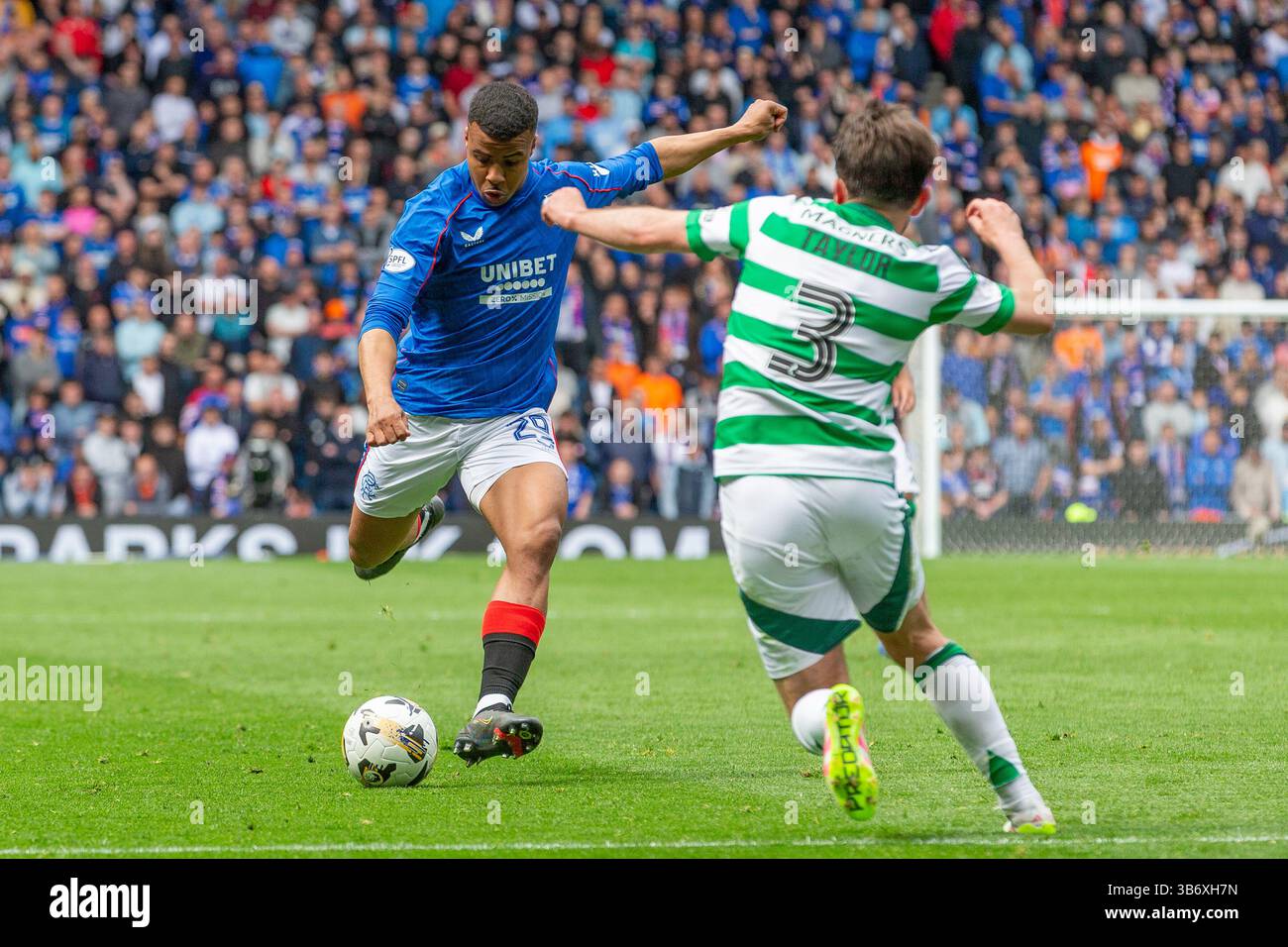 04 May 2025, Glasgow, UK. Rangers played Celtic in a William Hill ...