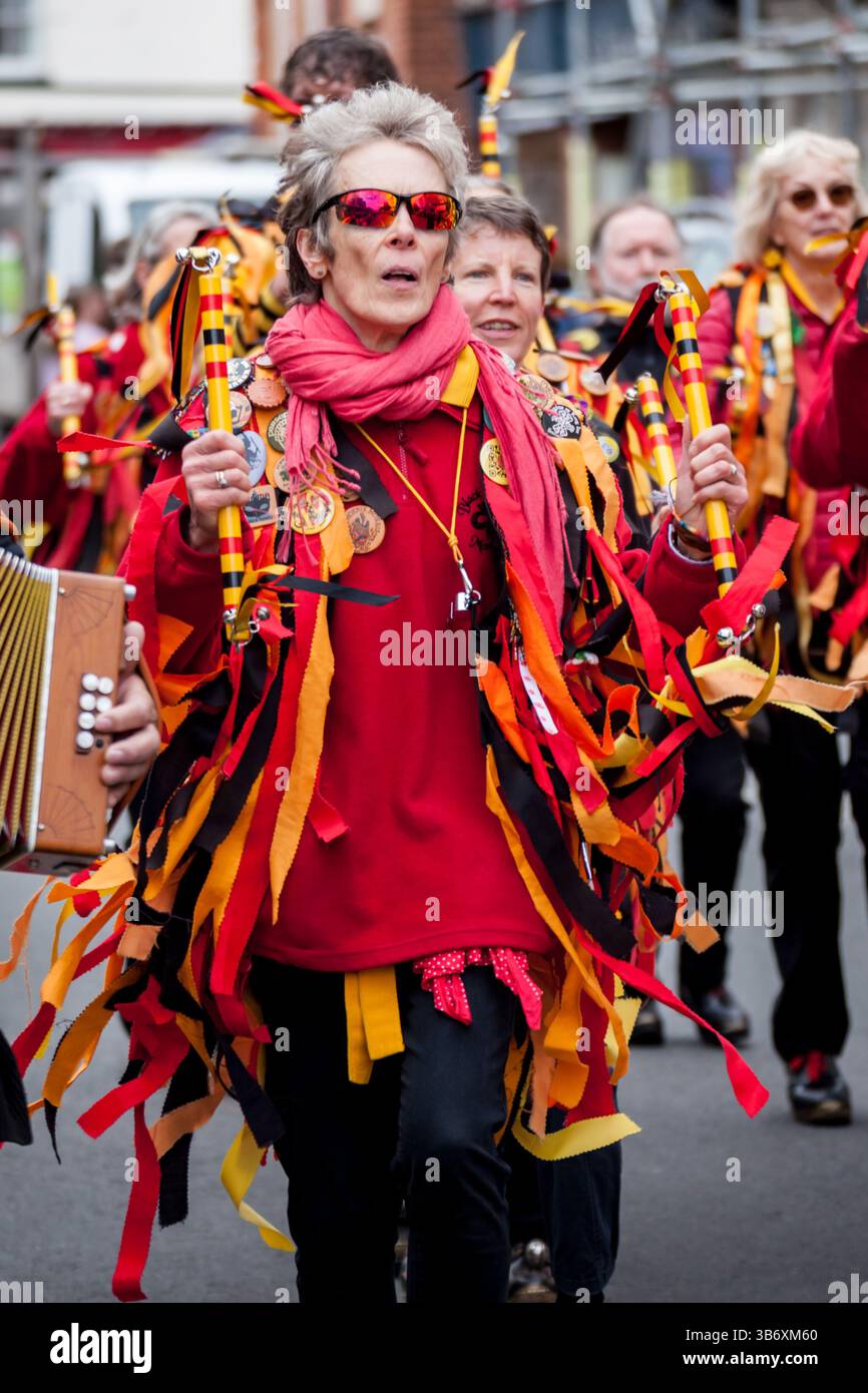 Upton Upon Severn, Worcestershire, UK. 4th May, 2025. Morris Dancers ...