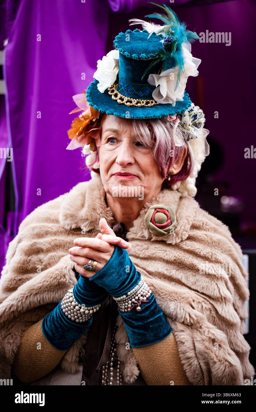 UPTON UPON SEVERN, ENGLAND - MAY 5: Portrait of a dancer as Morris ...