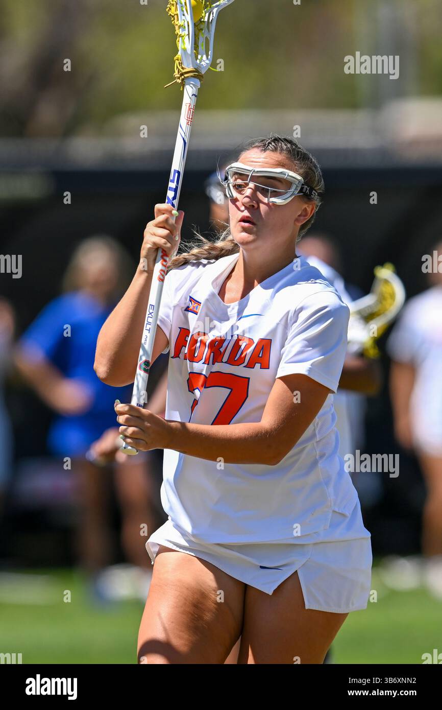 May 03, 2025: Florida attacker, Gianna Monaco (27), in action during ...