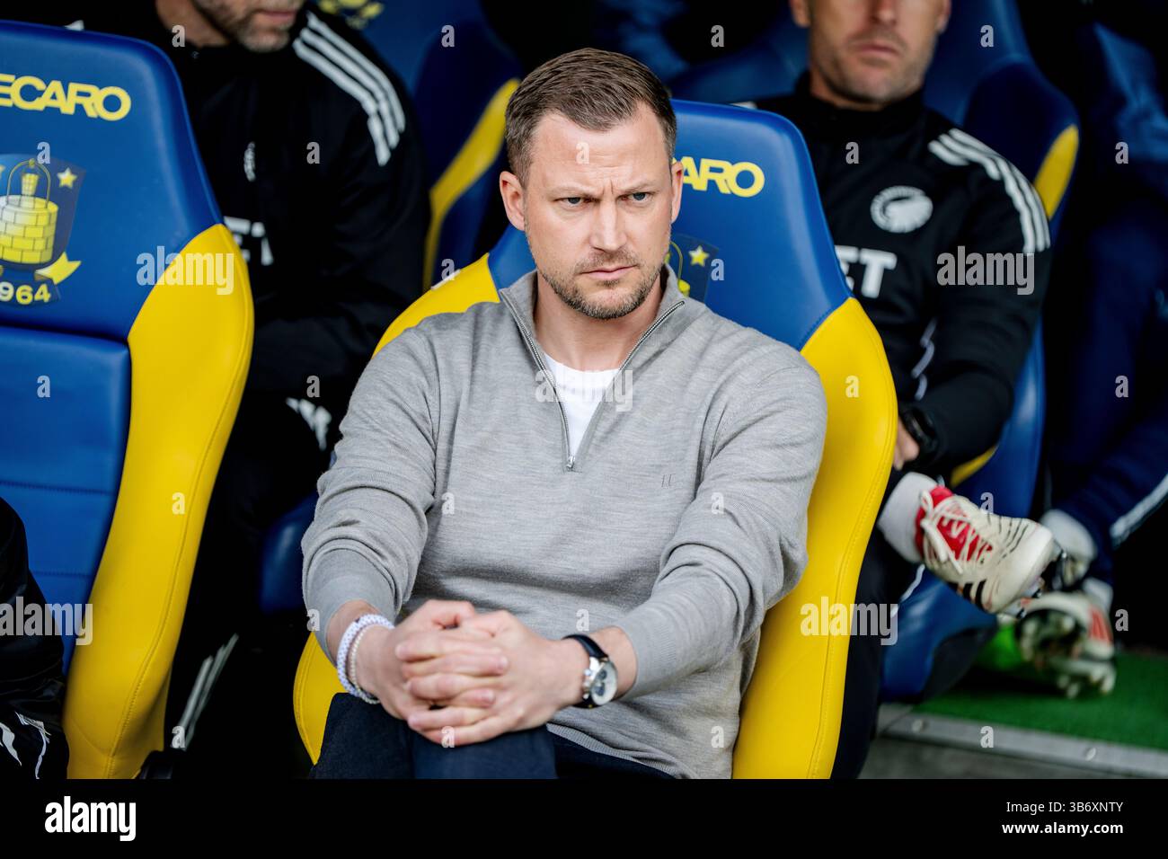 Broendby, Denmark. 04th May, 2025. FC Koebenhavn's head coach Jacob ...