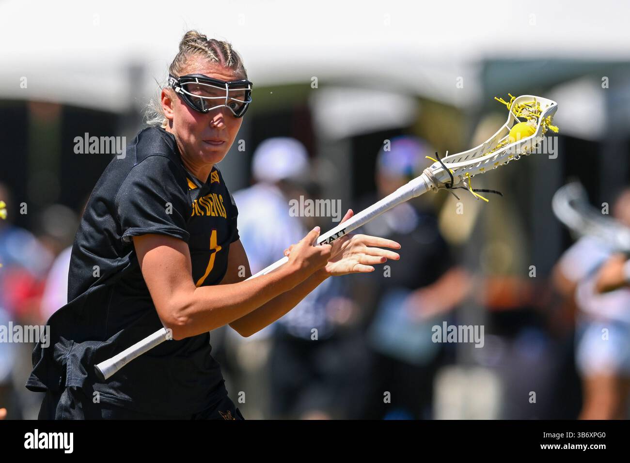 May 03, 2025: Arizona State midfield, Anna Viglione (1), in action ...