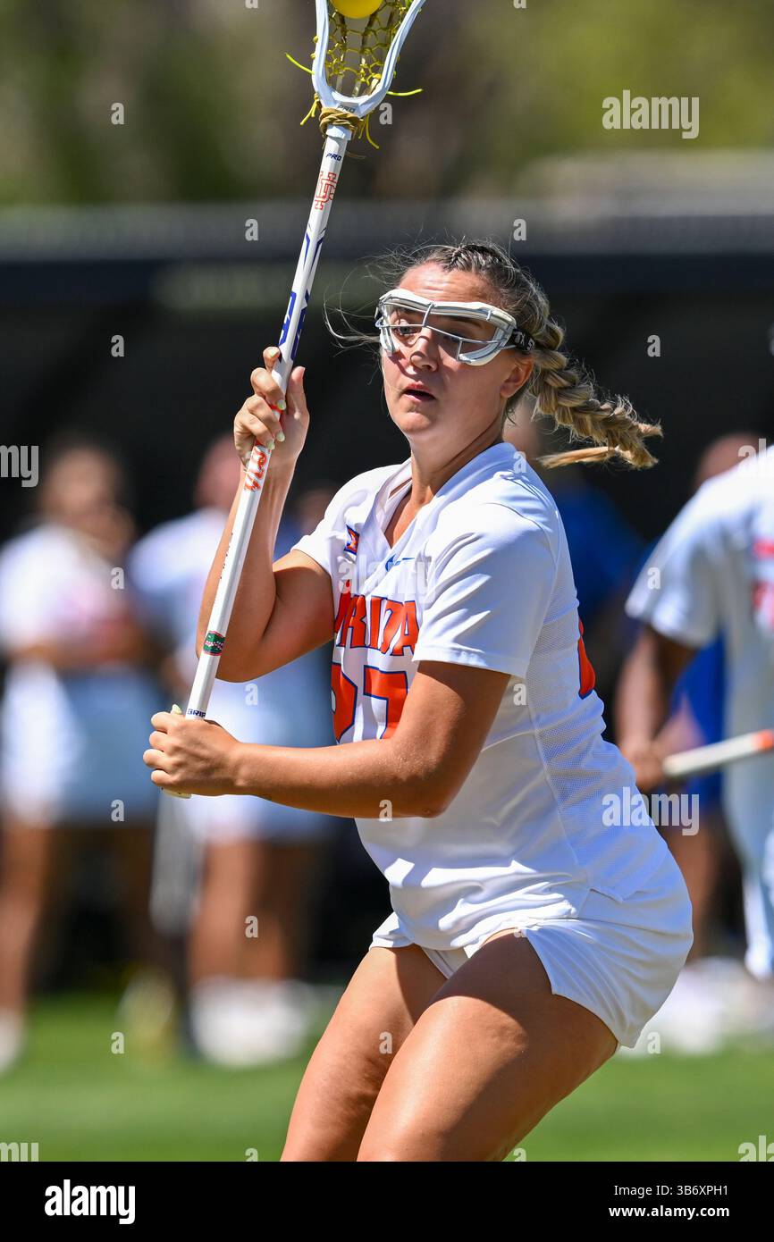 May 03, 2025: Florida attacker, Gianna Monaco (27), in action during ...