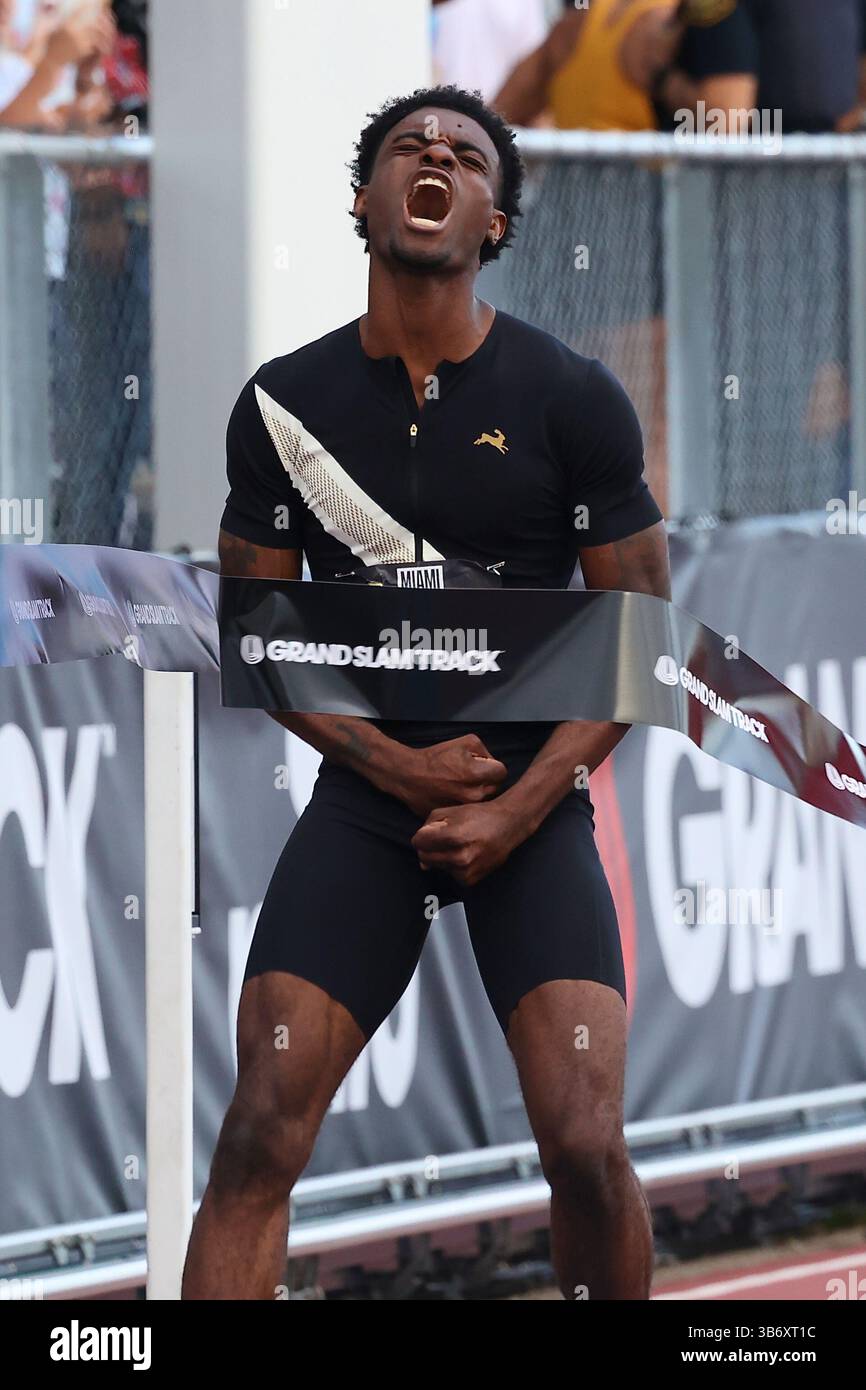 Jacory Patterson wins the 400 meters with a a world leading and ...