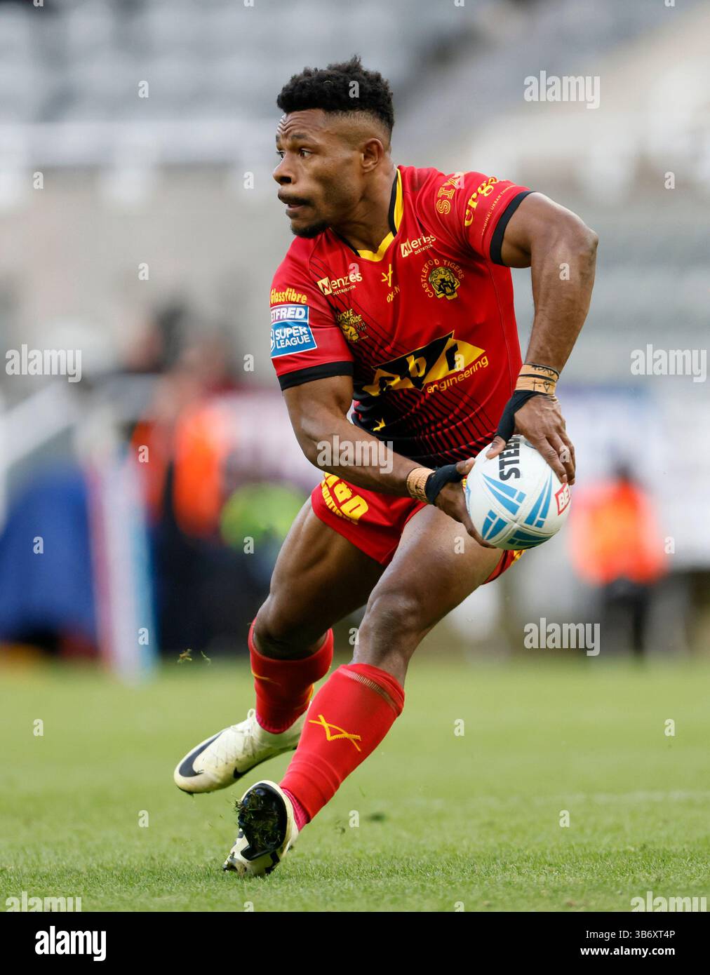 Castleford Tigers' Judah Rimbu during the Betfred Super League match at ...