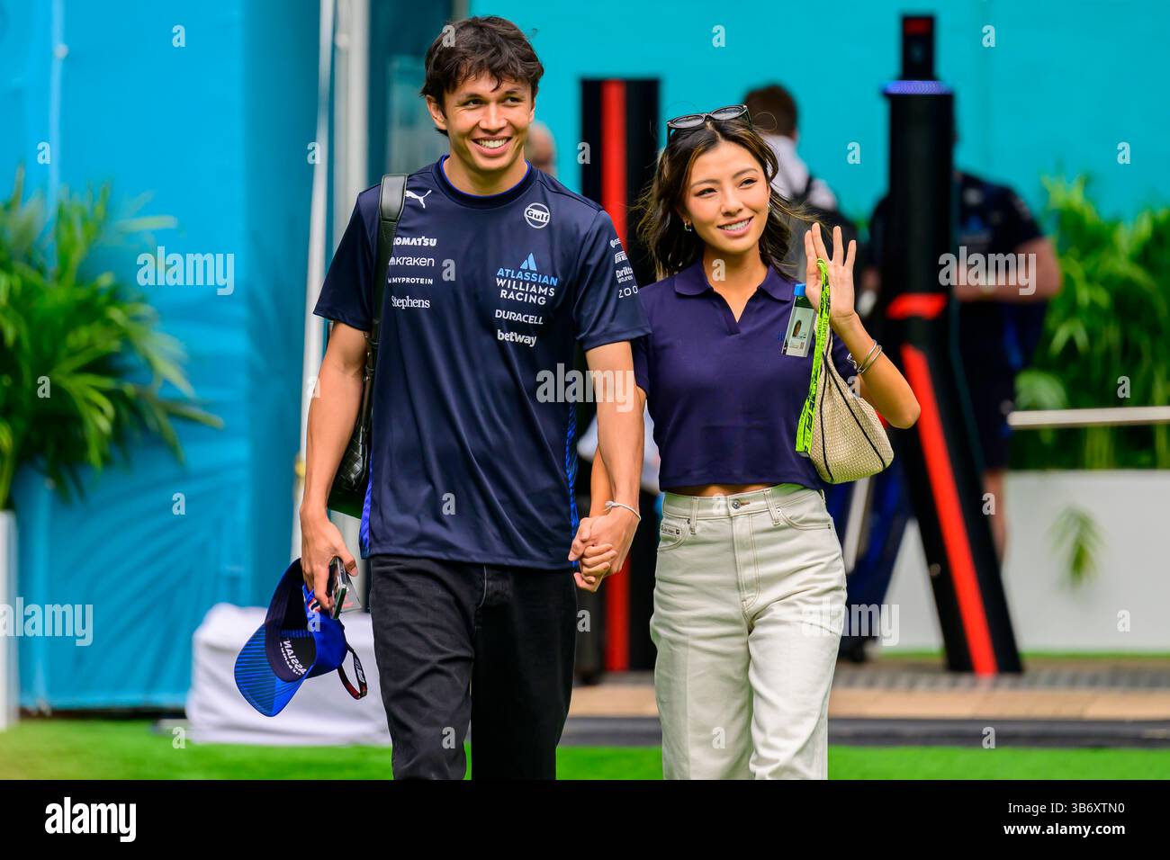 Atlassian Williams Racing driver Alexander Albon, of Thailand and ...
