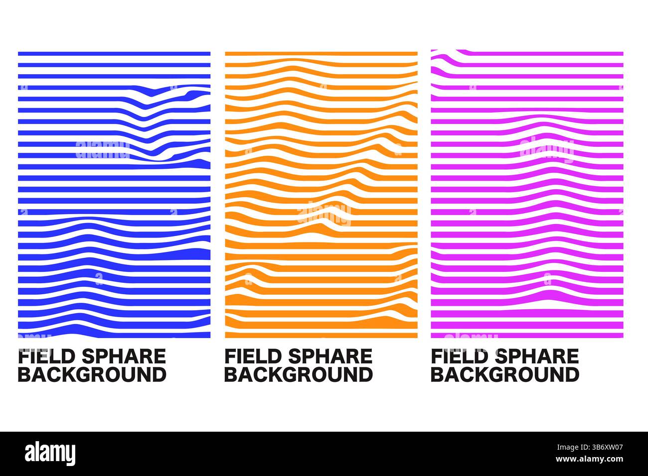 Dynamic blue wave patterns Stock Vector Images - Alamy