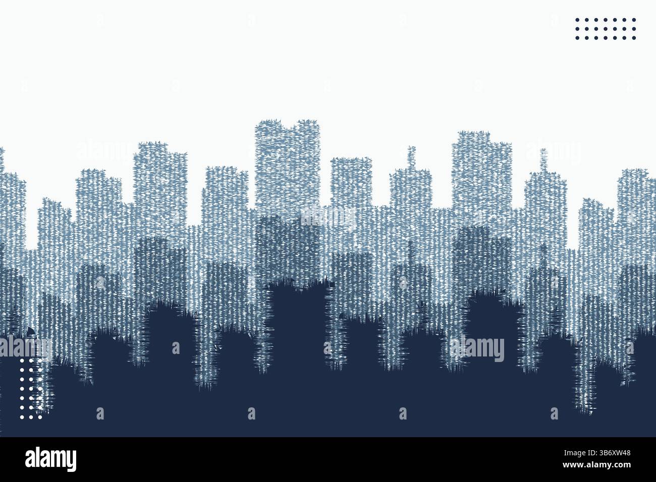 Atmospheric background buildings night Stock Vector Images - Alamy