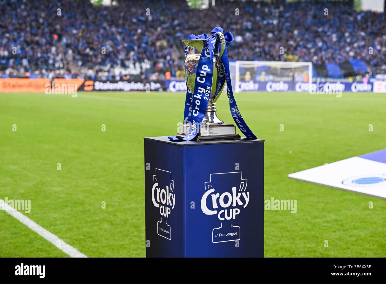 Brussels, Belgium. 04th May, 2025. the Croky Belgian Cup pictured ...