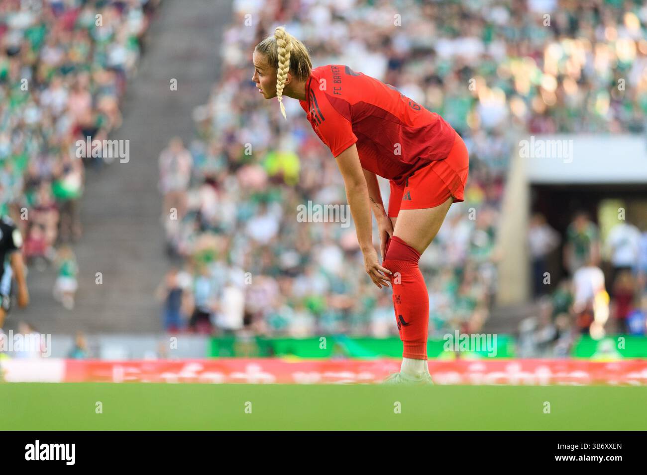 Cologne, Germany, May 1th 2025: Giulia Gwinn (7 FC Bayern Munich ...