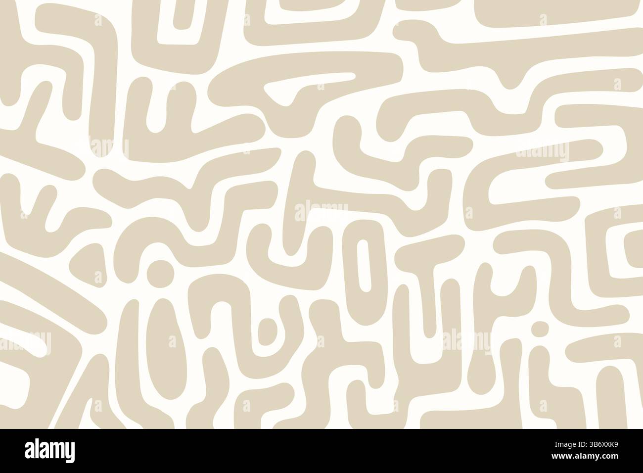 Vintage Memphis Doodle Hand Drawn Pattern in Gray and White.Vector ...