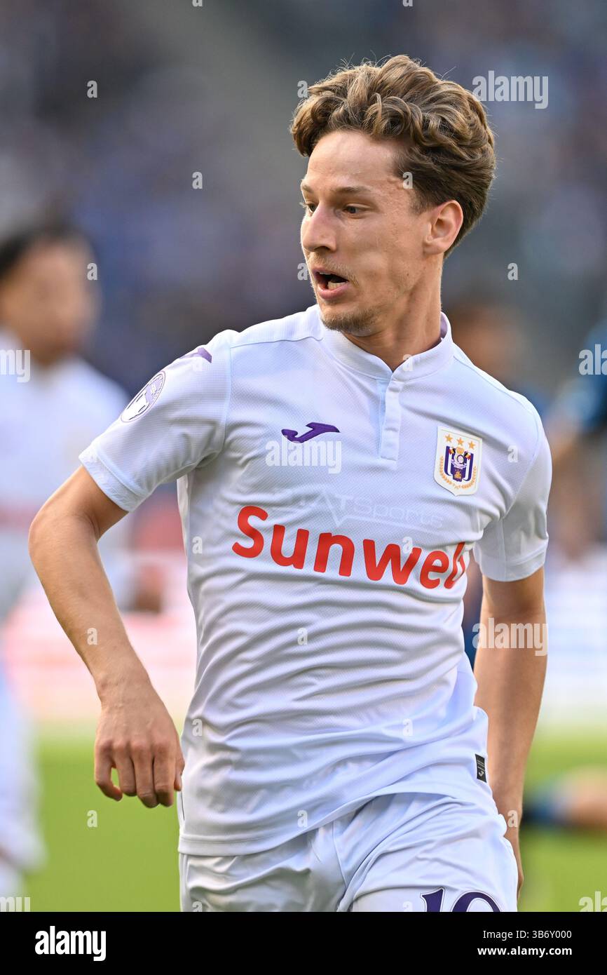 Yari Verschaeren (10) of Anderlecht pictured during the Croky Cup final ...