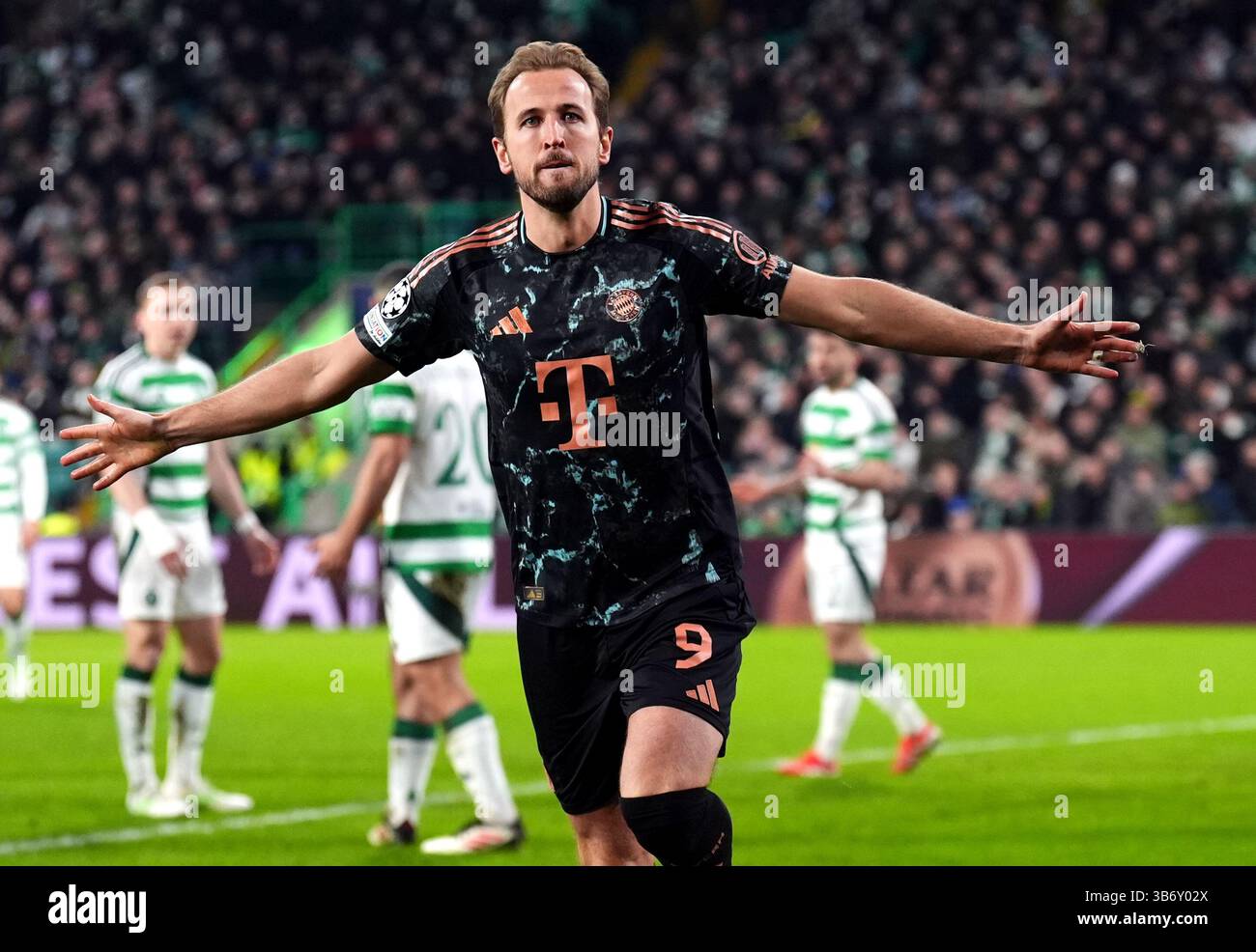 File photo dated 12-02-2025 of Bayern Munich's Harry Kane celebrates ...