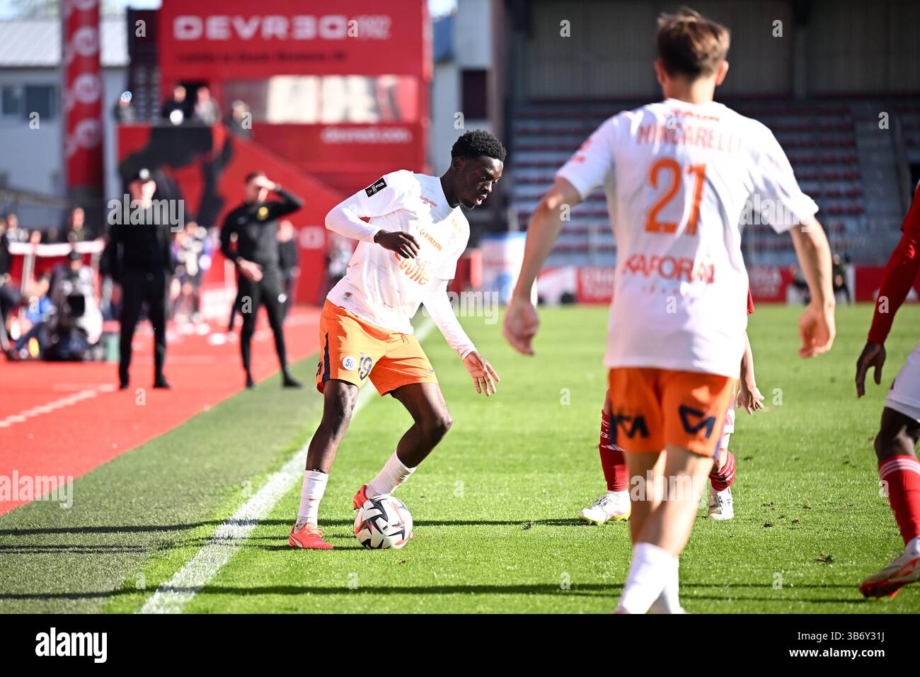 19 Rabby NZINGOULA (mhsc) during the Ligue 1 MCDonald's match between ...