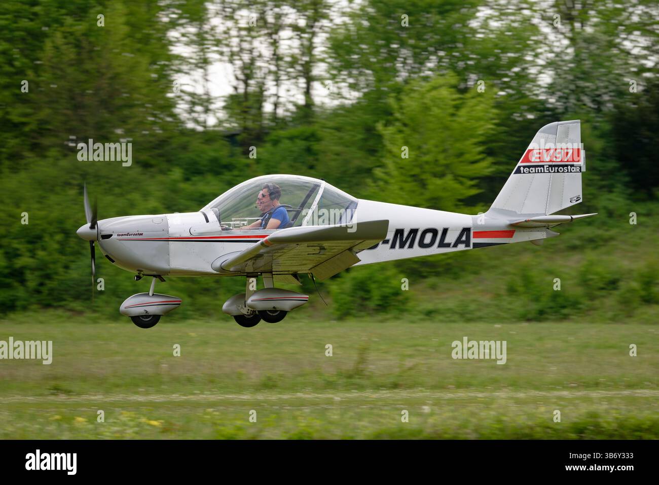 Eurostar microlight aircraft airfield in hi-res stock photography and ...