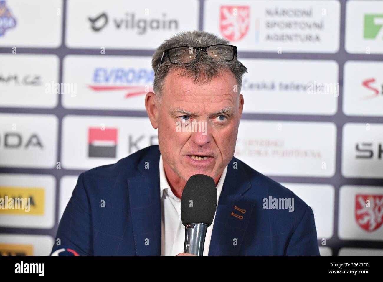 Brno, Czech Republic. 04th May, 2025. Head coach Radim Rulik from ...