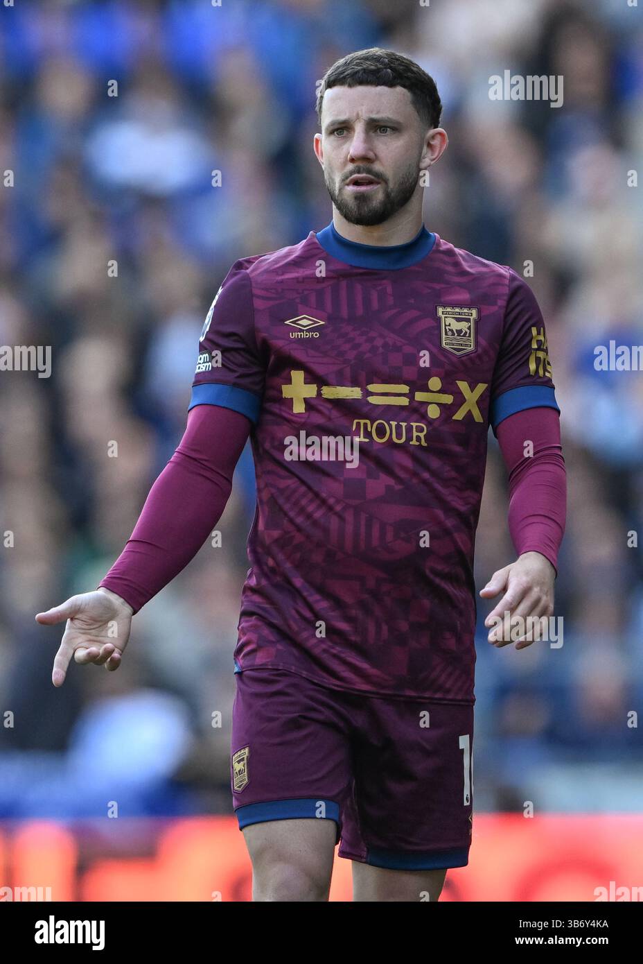 Ipswich Town's Conor Chaplin gestures during the Premier League match ...