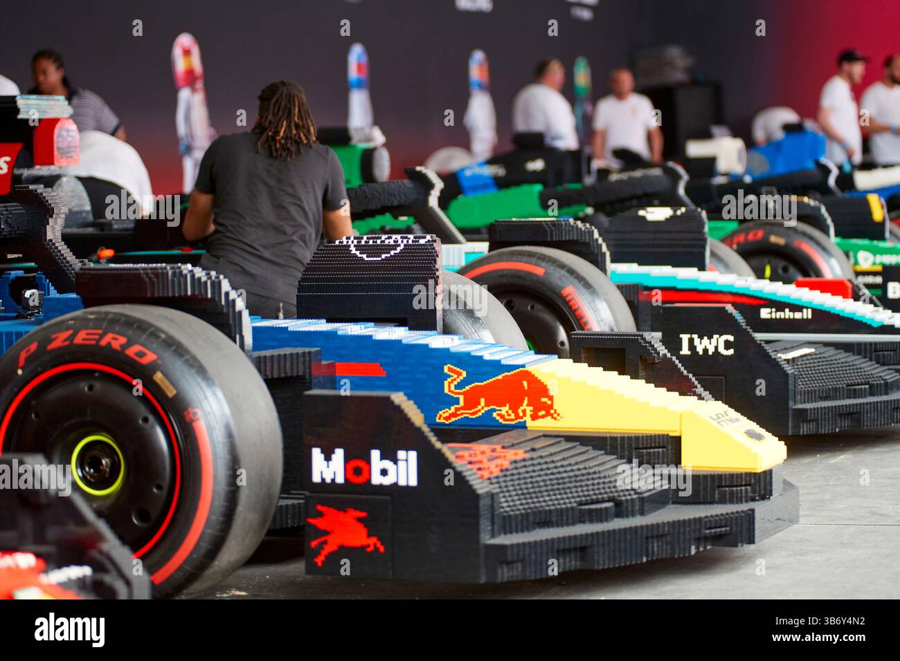 Miami Gardens, FL, USA. 4th May 2025. LEGO Garage at F1 Miami GP 2025 ...
