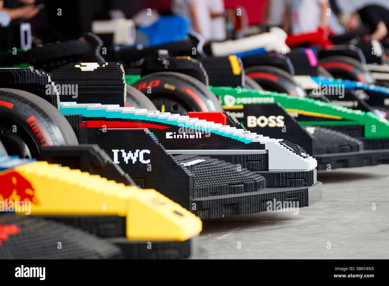 Miami Gardens, FL, USA. 4th May 2025. LEGO Garage at F1 Miami GP 2025 ...