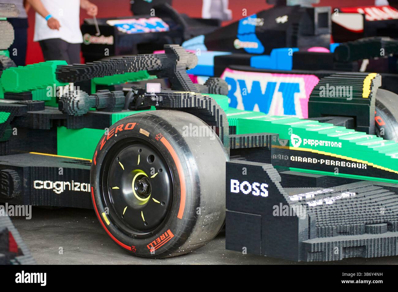 Miami Gardens, FL, USA. 4th May 2025. LEGO Garage at F1 Miami GP 2025 ...