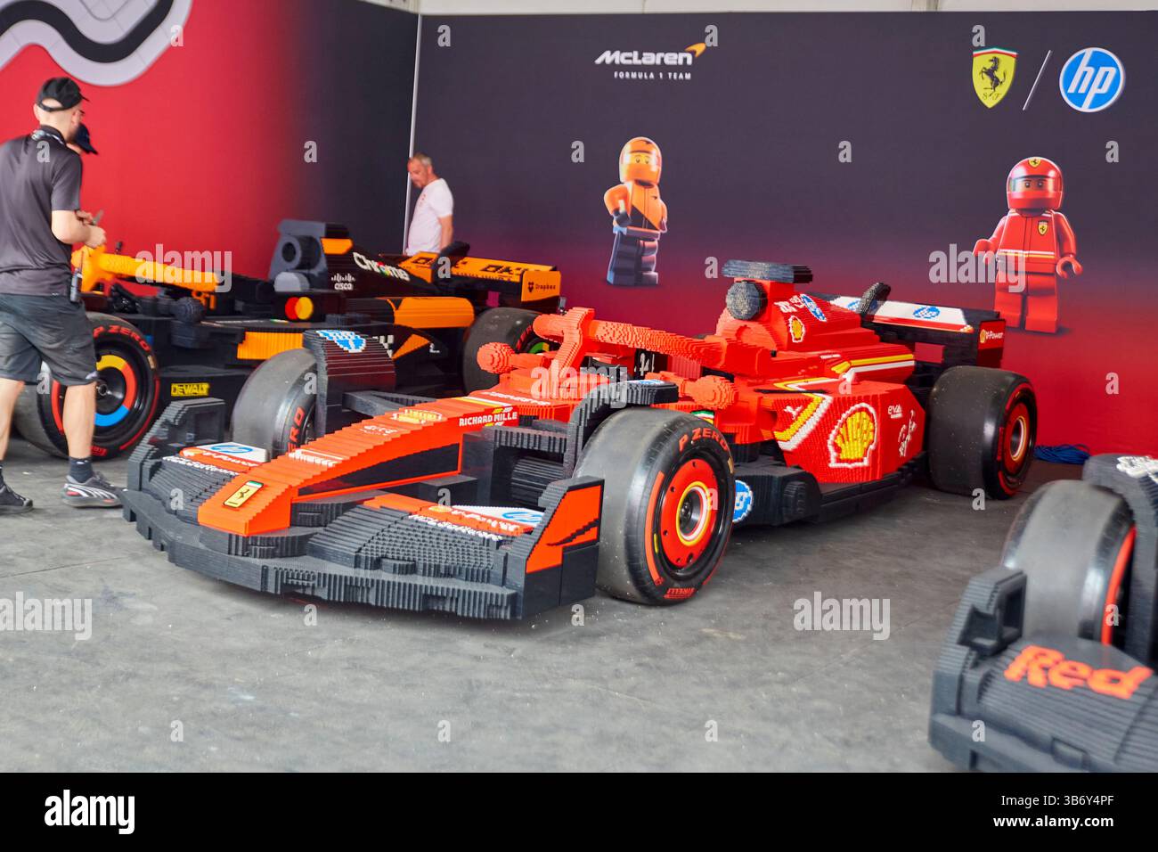 Miami Gardens, FL, USA. 4th May 2025. LEGO Garage at F1 Miami GP 2025 ...
