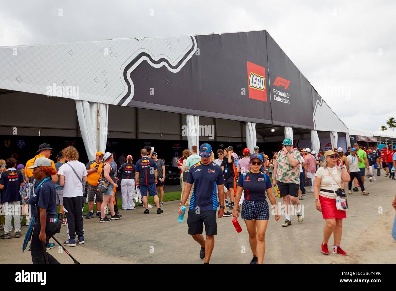 Miami Gardens, FL, USA. 4th May 2025. LEGO Garage at F1 Miami GP 2025 ...