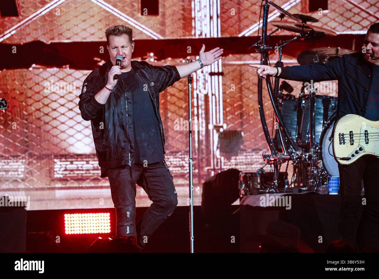 Gary Levox of Rascal Flatts performs during the iHeart Country Festival ...