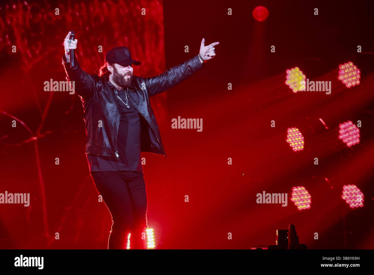 Nate Smith performs during the iHeart Country Festival at the Moody ...