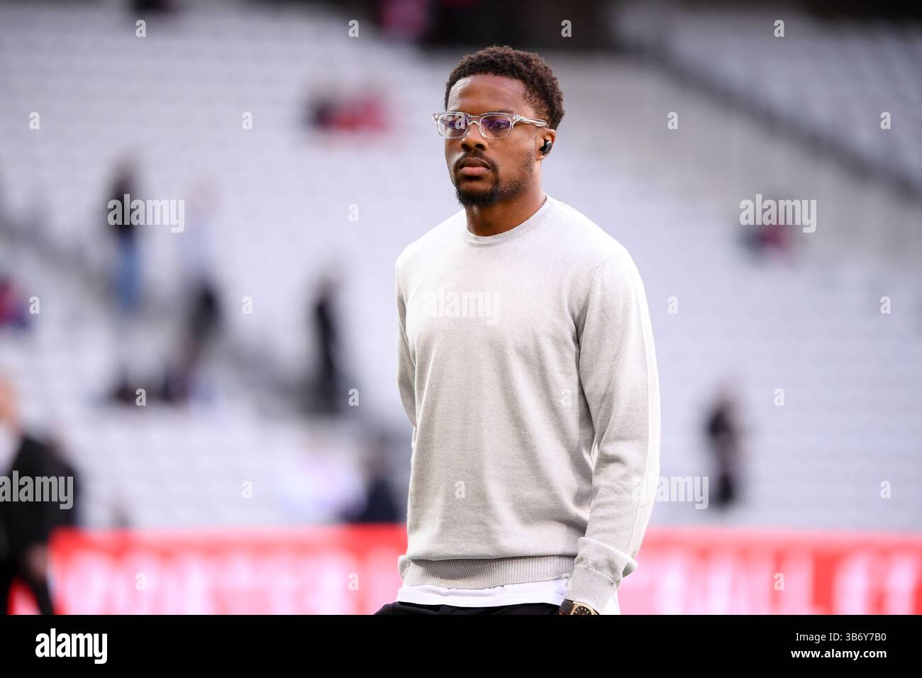 France. 04th May, 2025. 24 Chuba AKPOM (losc) during the Ligue 1 ...