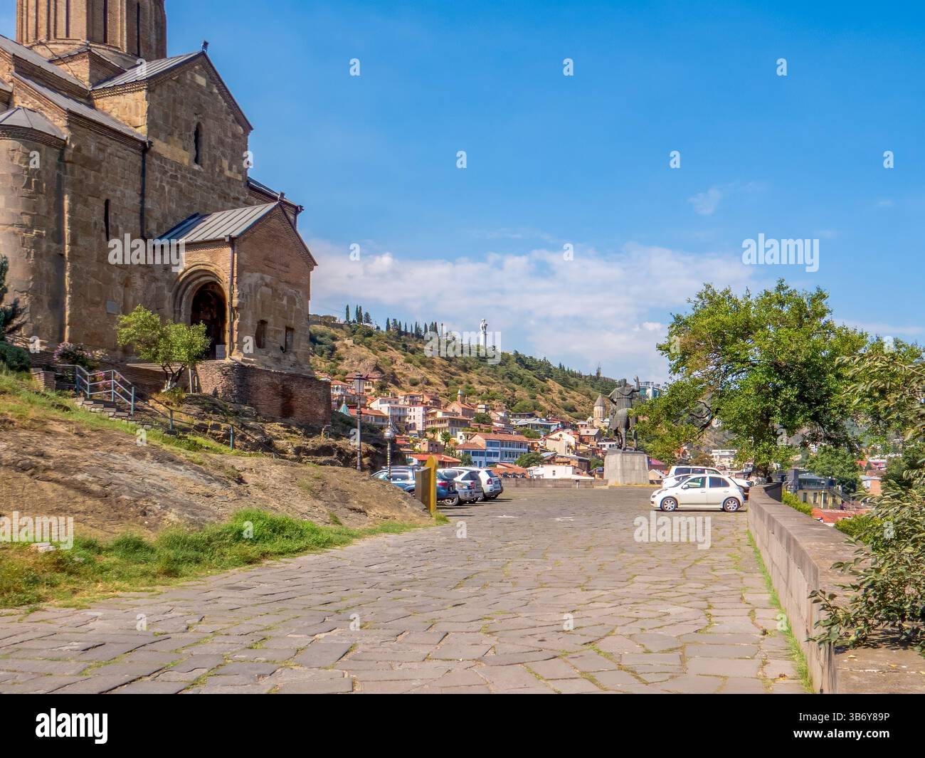 Tbilisi,Georgia. Metekhi Virgin Mary Assumption Church,The Metekhi ...