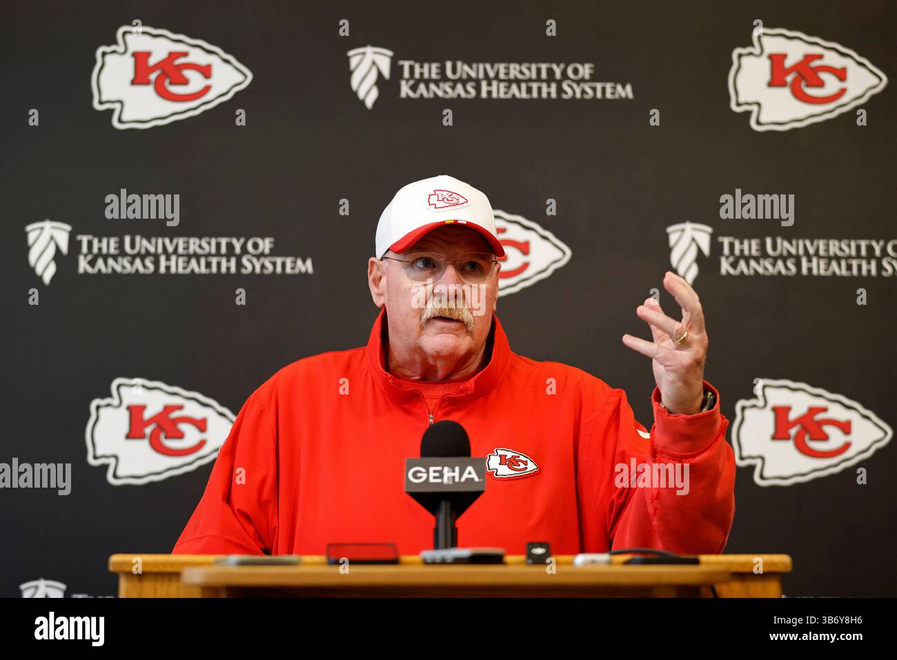 Kansas City Chiefs head coach Andy Reid talks about the new players ...