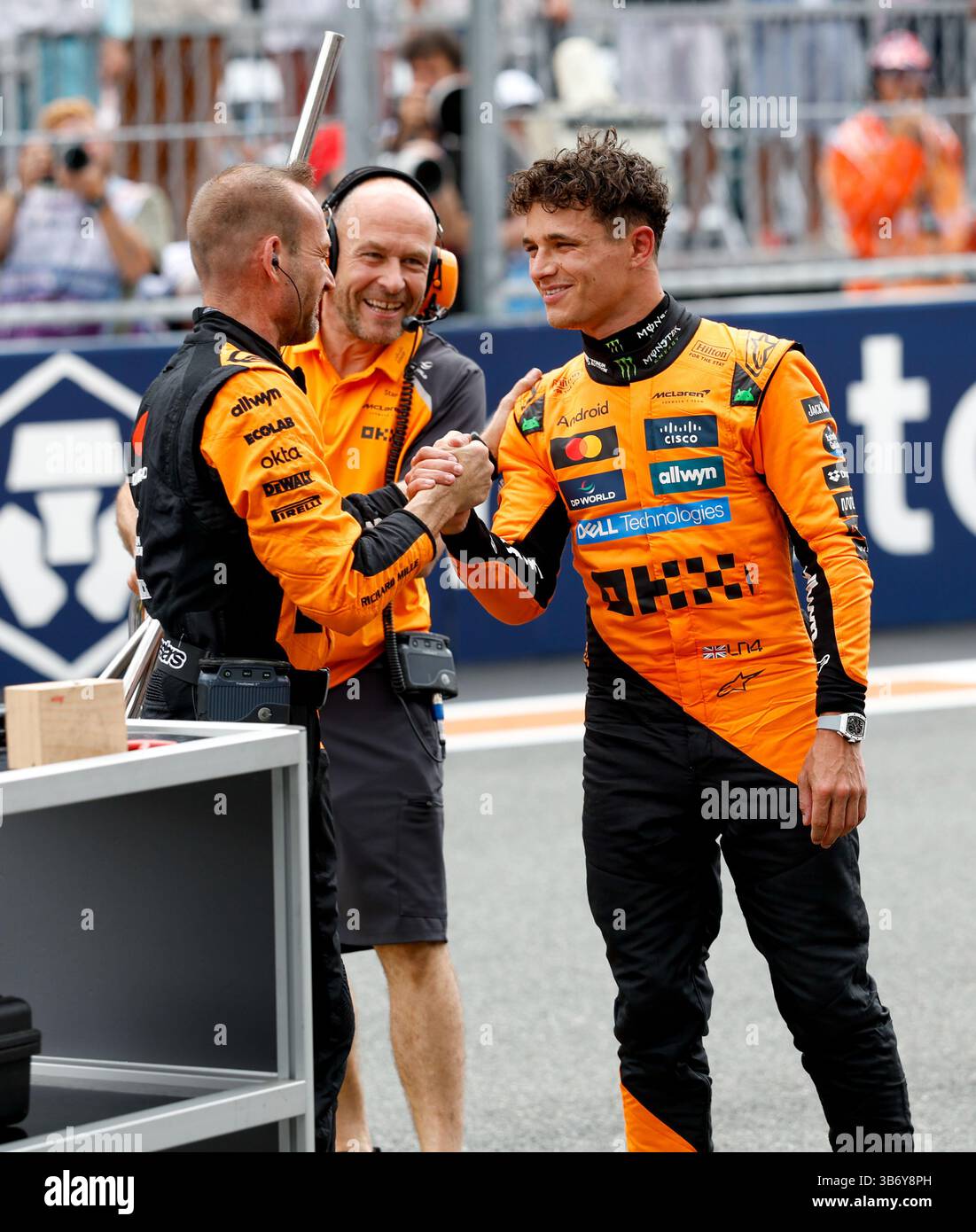 NORRIS Lando (gbr), McLaren F1 Team MCL39, portrait during the Formula 1 Crypto.com Miami Grand ...